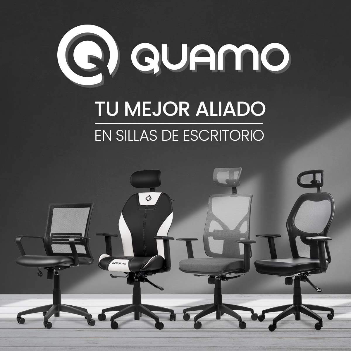 Quamo | Sillas de Escritorio | Líder en Sillas de Oficina y Gamers